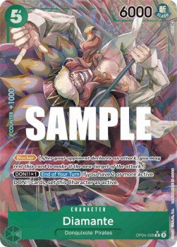 Diamante OP04-028 Parallel R Kingdoms Of Intrigue One Piece Card | Grand Line Collectibles