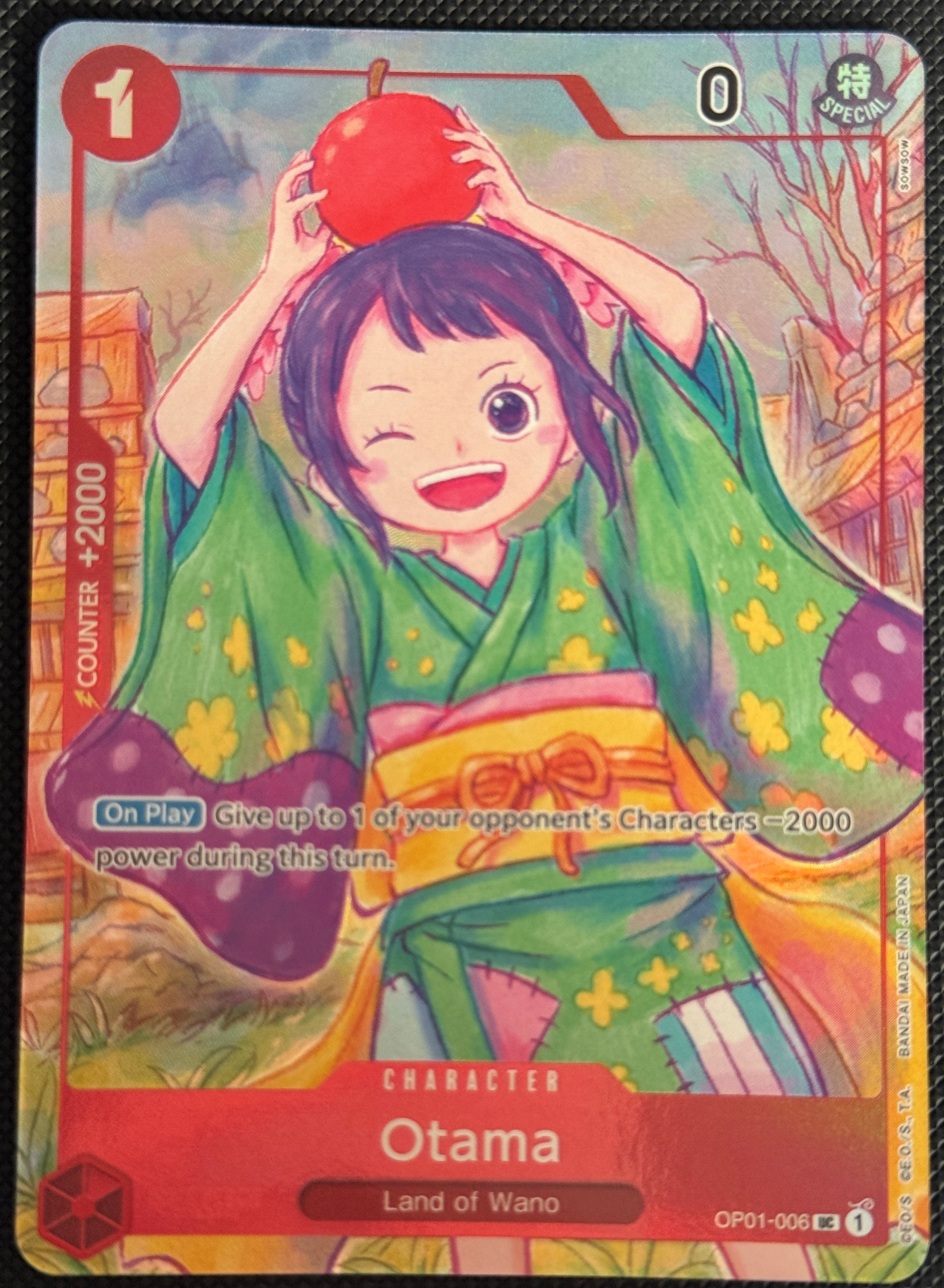 Otama OP01-006 Parallel UC 1st Anniversary Set Promo One Piece Card – Grand Line Collectibles
