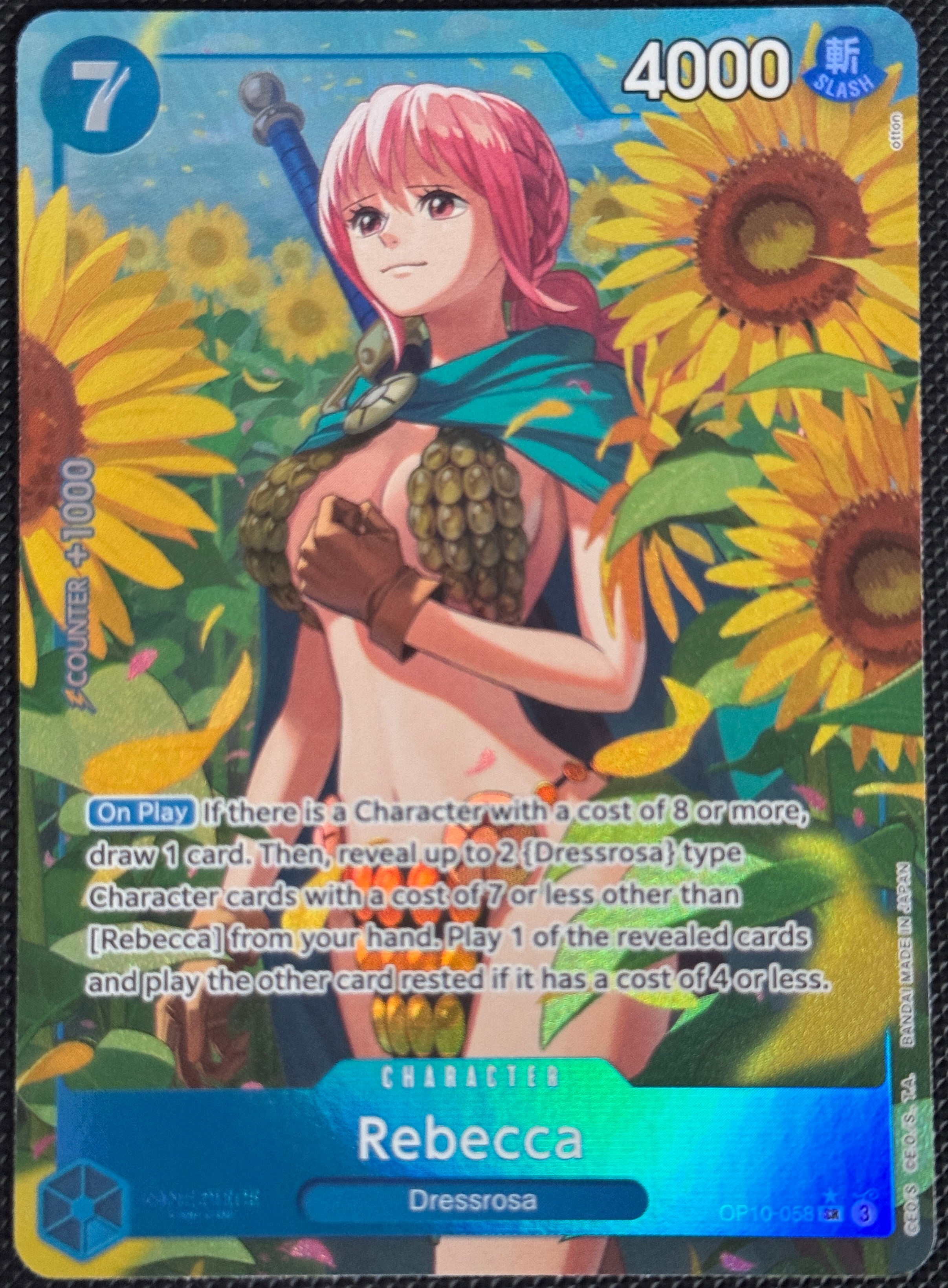 Rebecca OP10-058 Parallel SR Royal Blood One Piece Card – Grand Line Collectibles