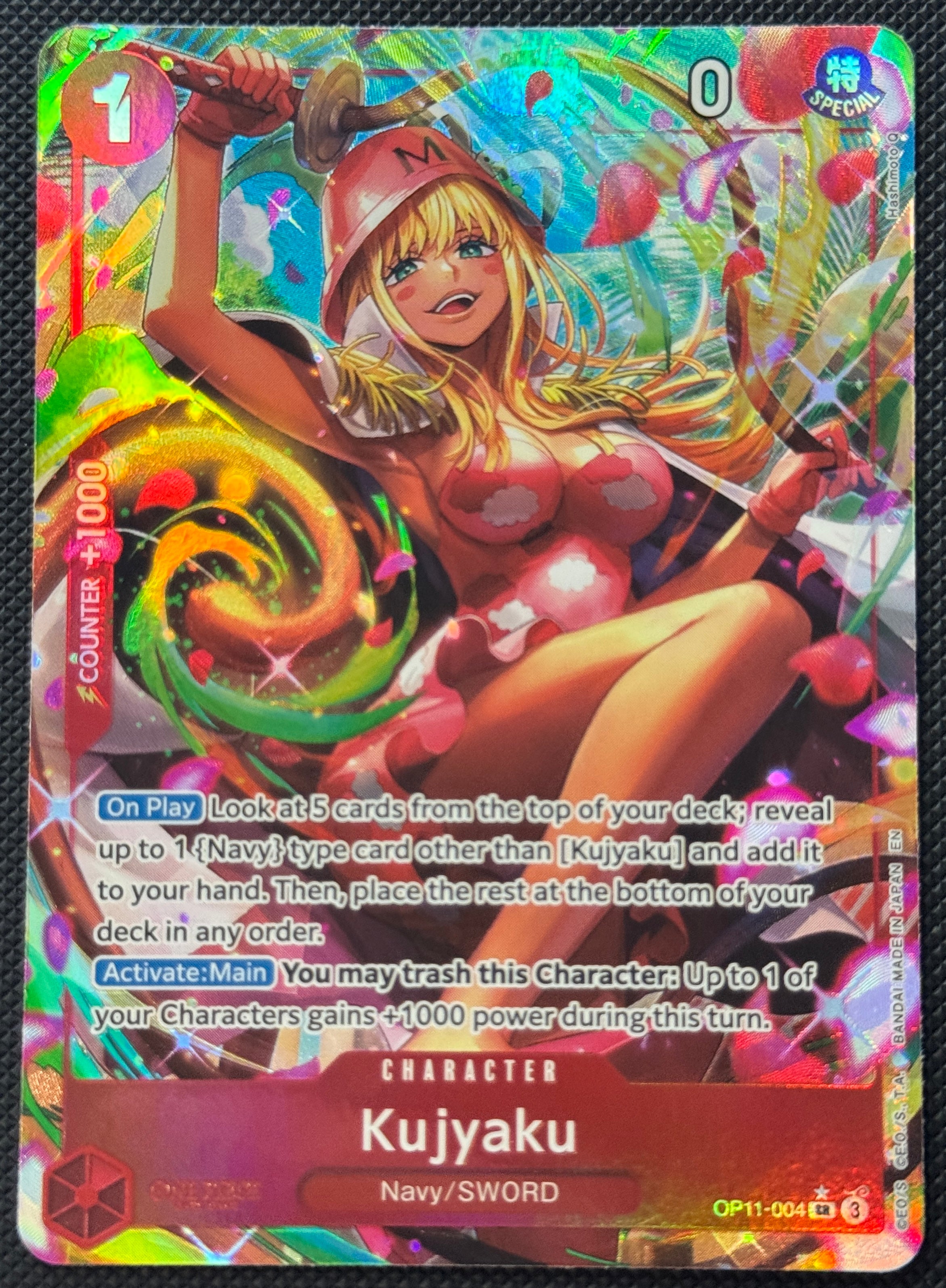 Kujyaku OP11-004 Parallel SR A Fist Of Divine Speed One Piece Card – Grand Line Collectibles