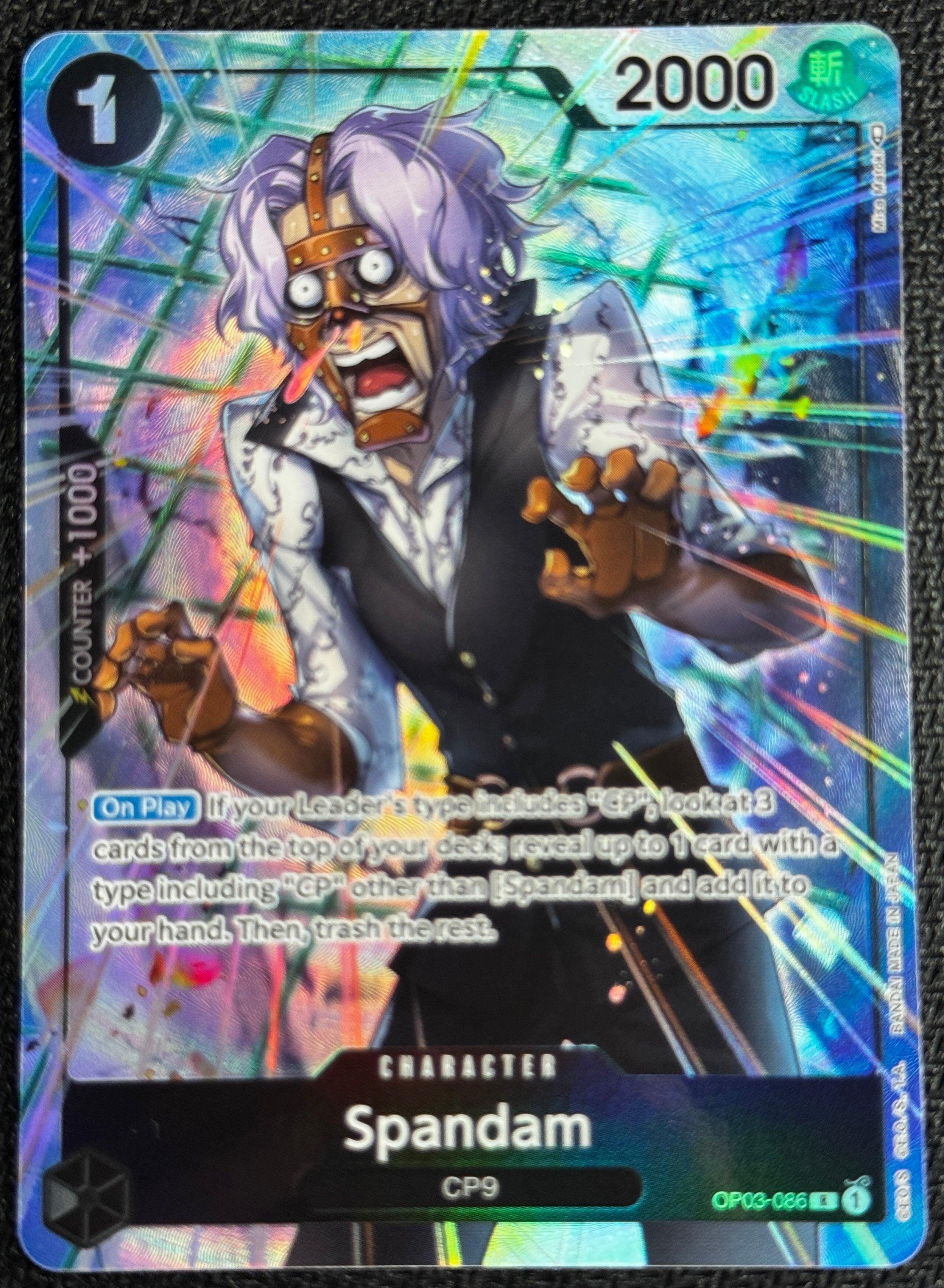 Spandam OP03-086 Parallel R Pillars Of Strength One Piece Card – Grand Line Collectibles