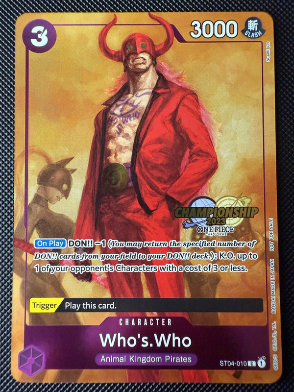 Who’s Who ST04-010 C Championship 2023 One Piece Card – Grand Line Collectibles