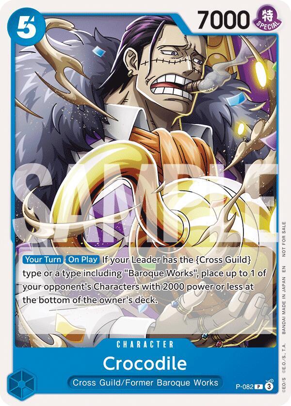 Crocodile (Store 2-on-2 Battle 2025) P-082 One Piece Promotion Cards ...