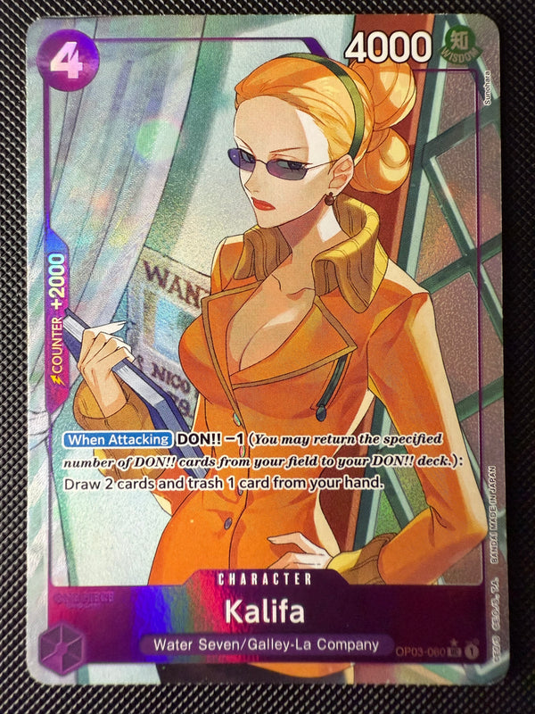 Kalifa OP03-060 Parallel UC The Best One Piece Card – Grand Line ...