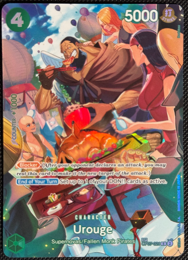 Urouge OP07-021 SP SR Royal Blood One Piece Card – Grand Line Collectibles