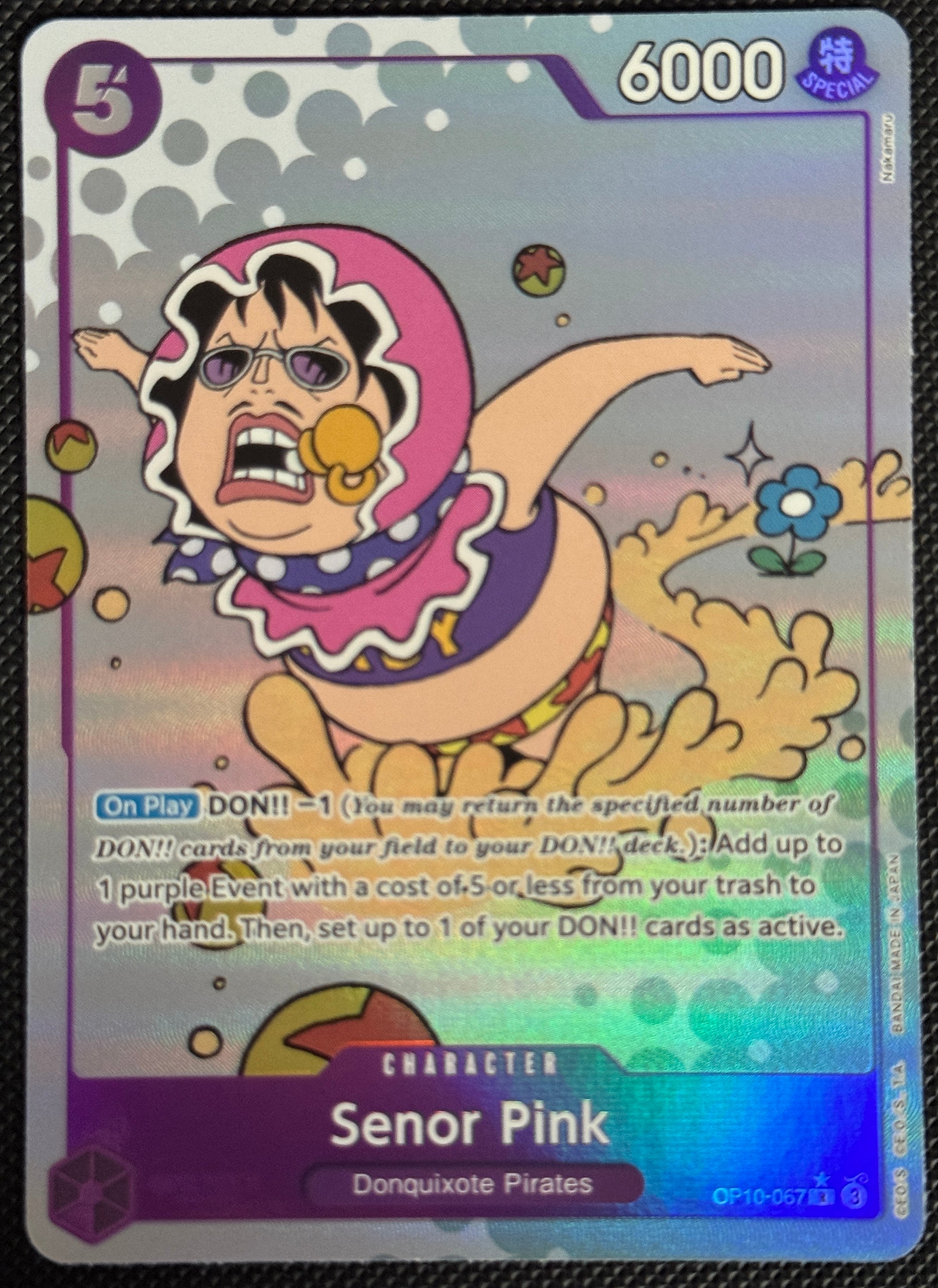 Senor Pink OP10-067 Parallel R Royal Blood One Piece Card – Grand Line ...