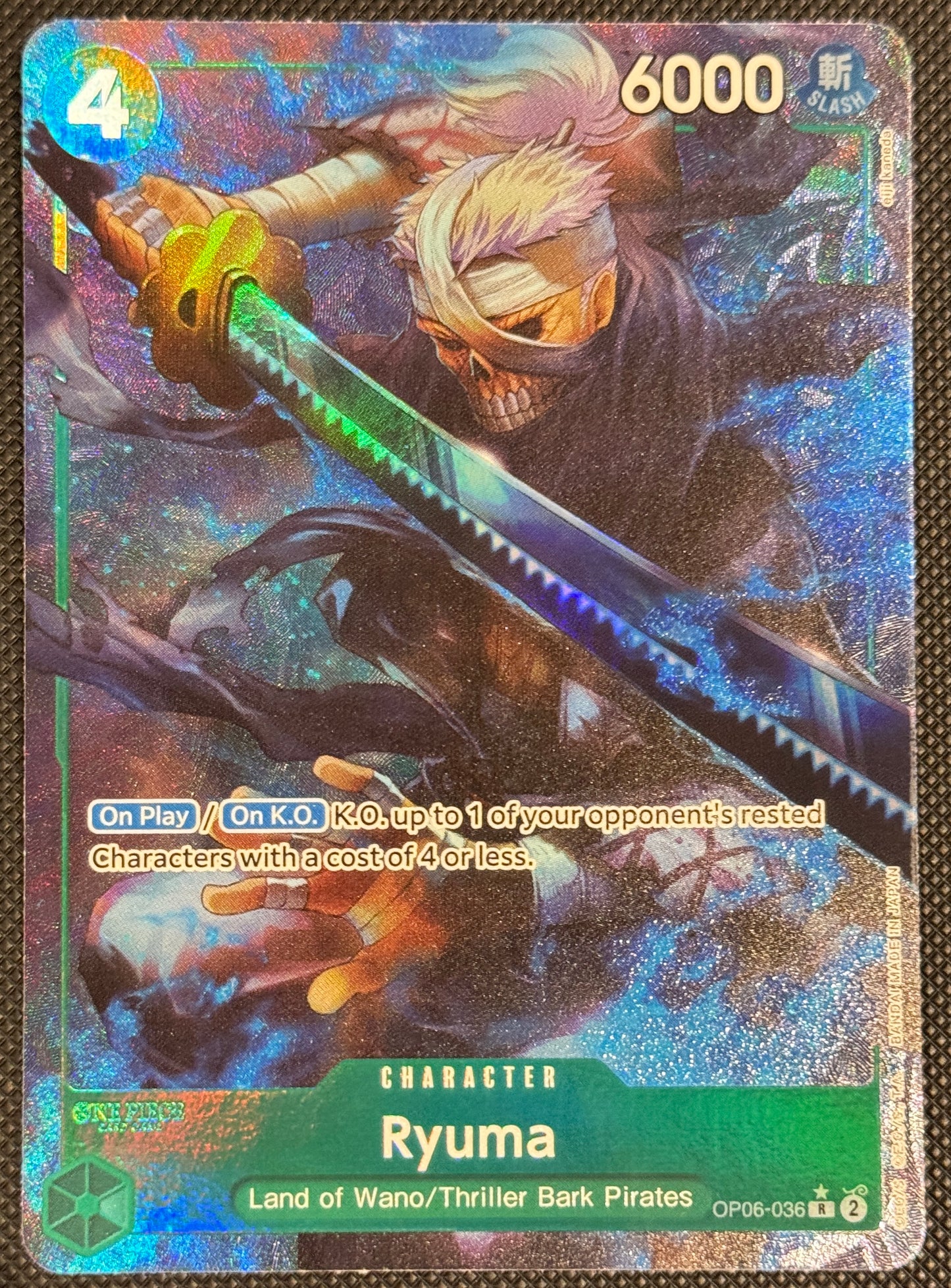 Ryuma OP06-036 Full Art R The Best One Piece Card – Grand Line Collectibles