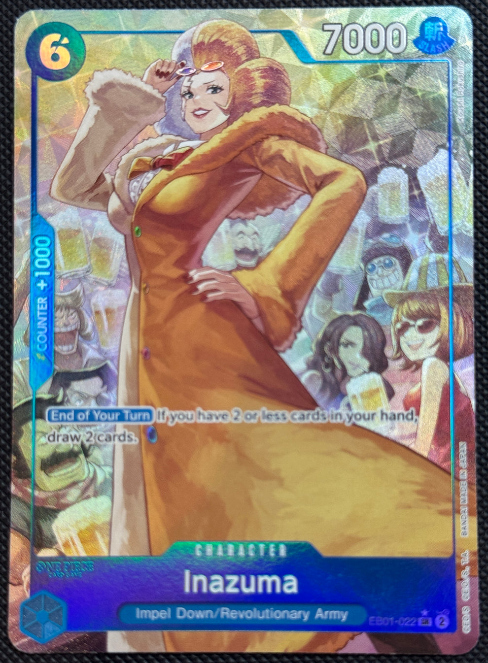 Inazuma EB01-022 Parallel SR Memorial Collection One Piece Card – Grand Line Collectibles