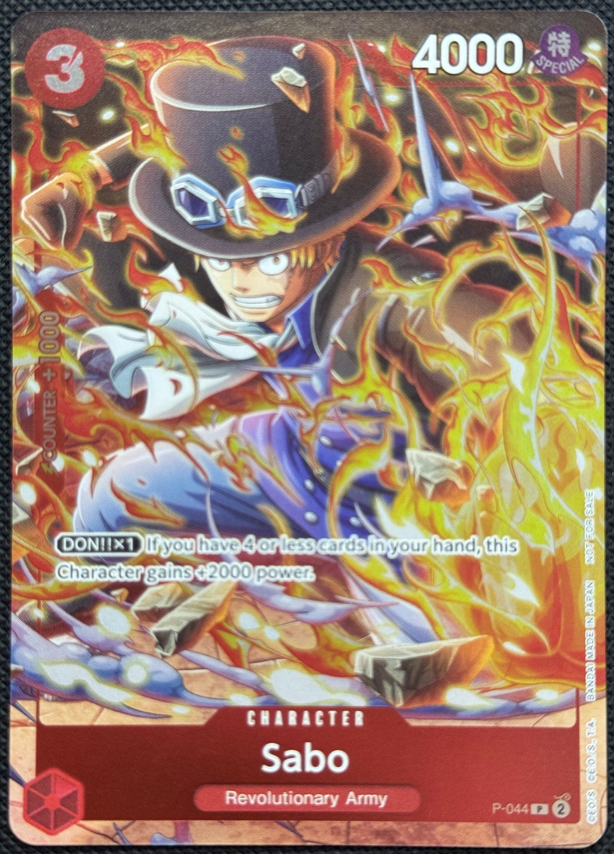 Sabo P-044 Promo Event Pack One Piece Card – Grand Line Collectibles