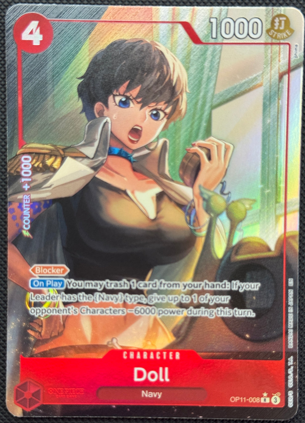 Doll OP11-008 Parallel R A Fist Of Divine Speed One Piece Card – Grand Line Collectibles