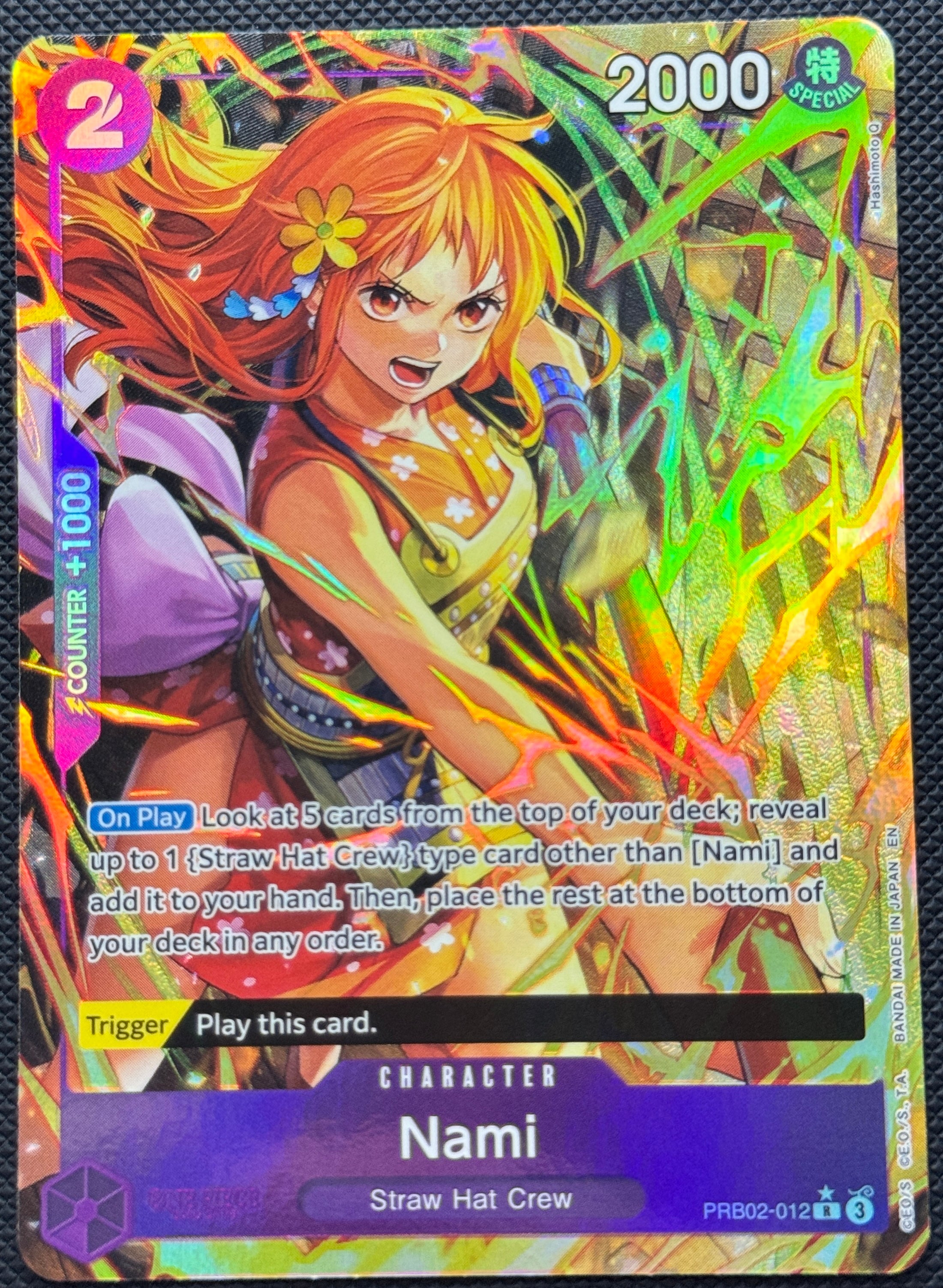 Nami PRB02-012 Parallel R The Best Vol.2 One Piece Card – Grand Line ...
