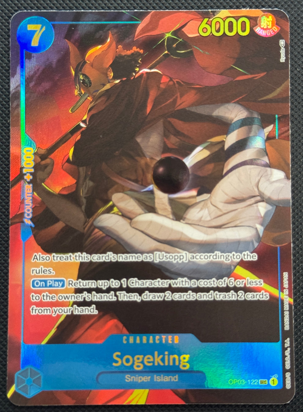 Sogeking OP03-122 Parallel SEC Pillars Of Strength One Piece Card – Grand Line Collectibles