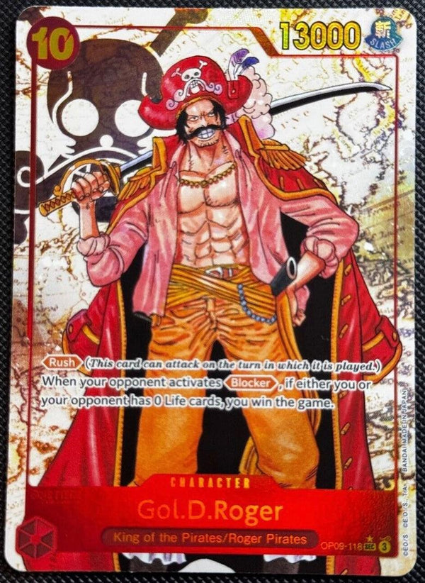 Gol D Roger OP09-118 Parallel SEC Emperors In The New World One Piece ...