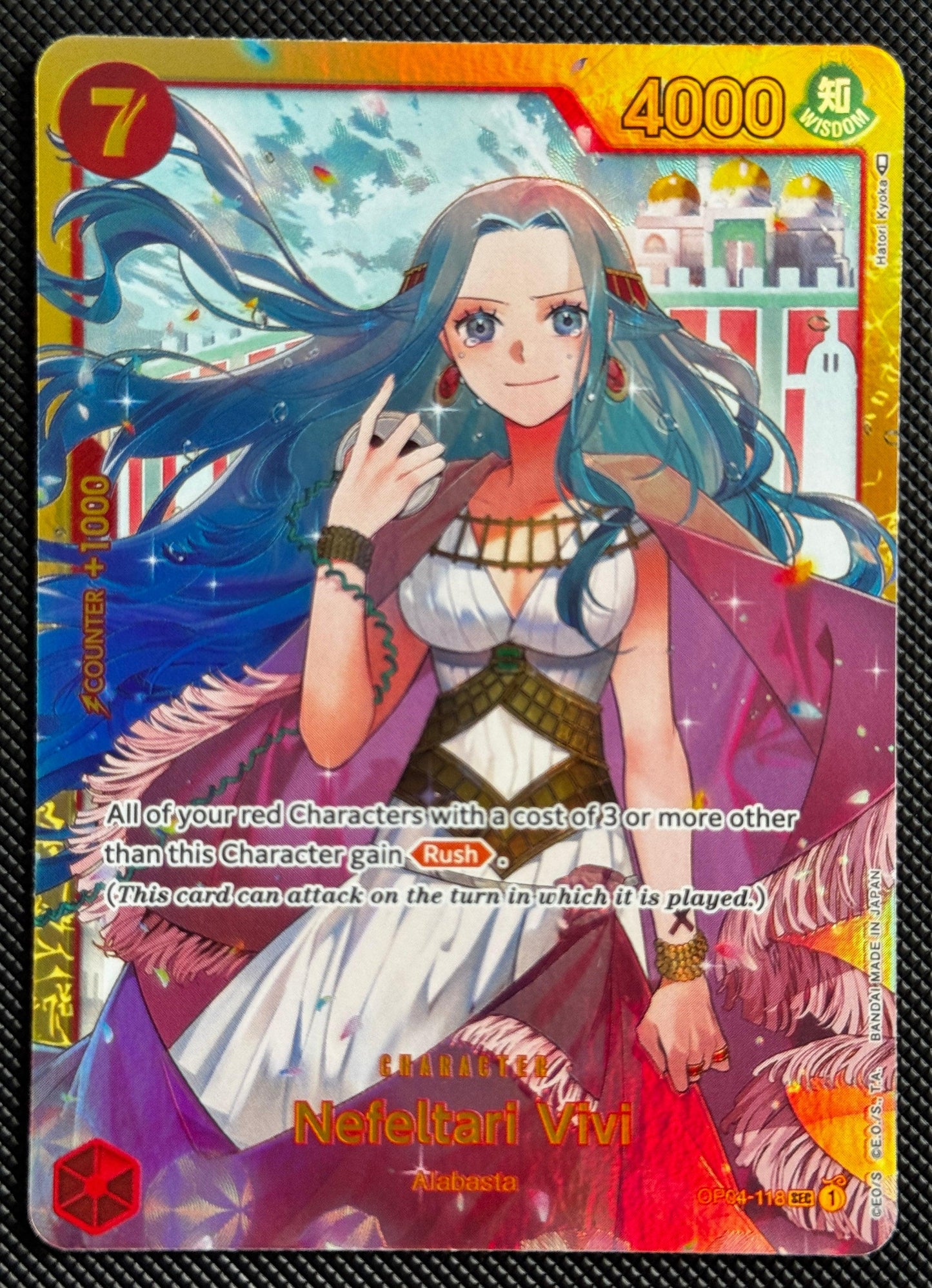 Nefeltari Vivi OP04-118 Parallel SEC Kingdoms Of Intrigue One Piece Card (Copy) | Grand Line ...