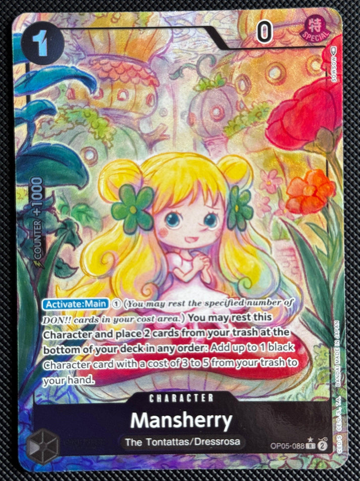 Mansherry OP05-088 Parallel R Awakening Of The New Era One Piece Card ...
