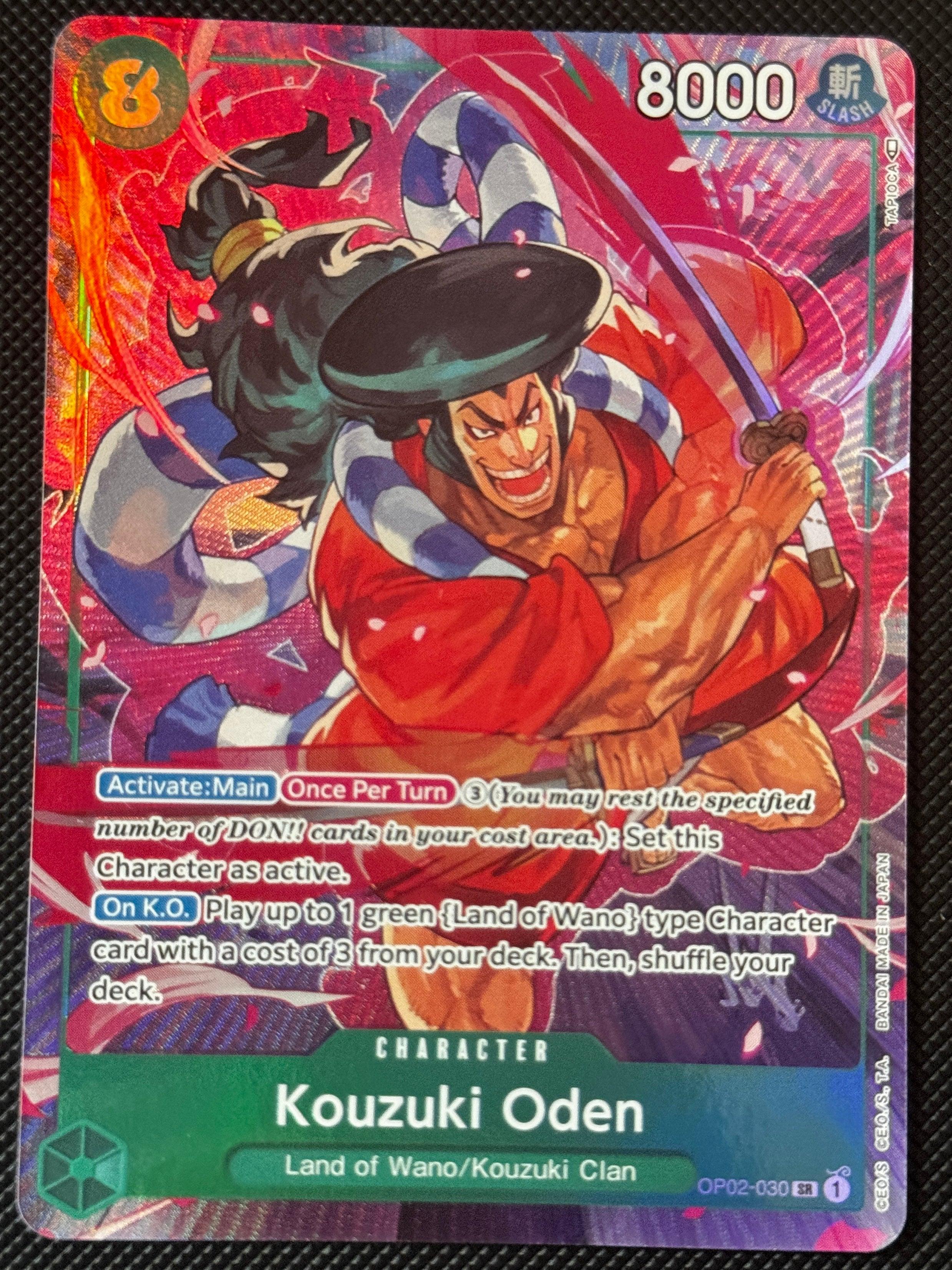 Kouzuki Oden OP02-030 Parallel SR Paramount War One Piece – Grand Line ...