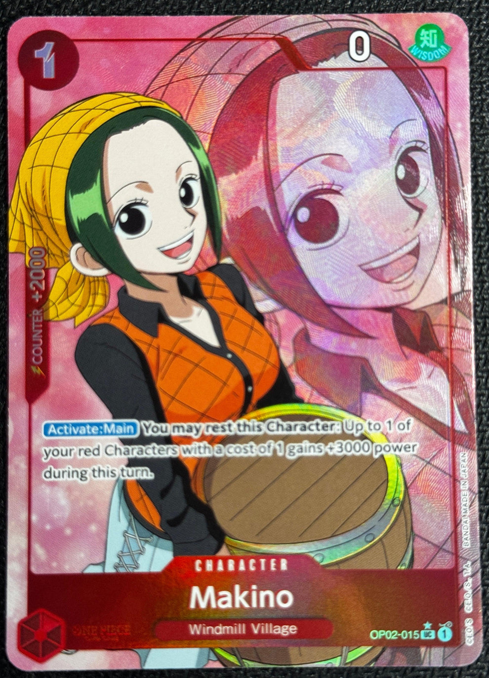 Makino OP02-015 Full Art UC The Best One Piece Card – Grand Line Collectibles