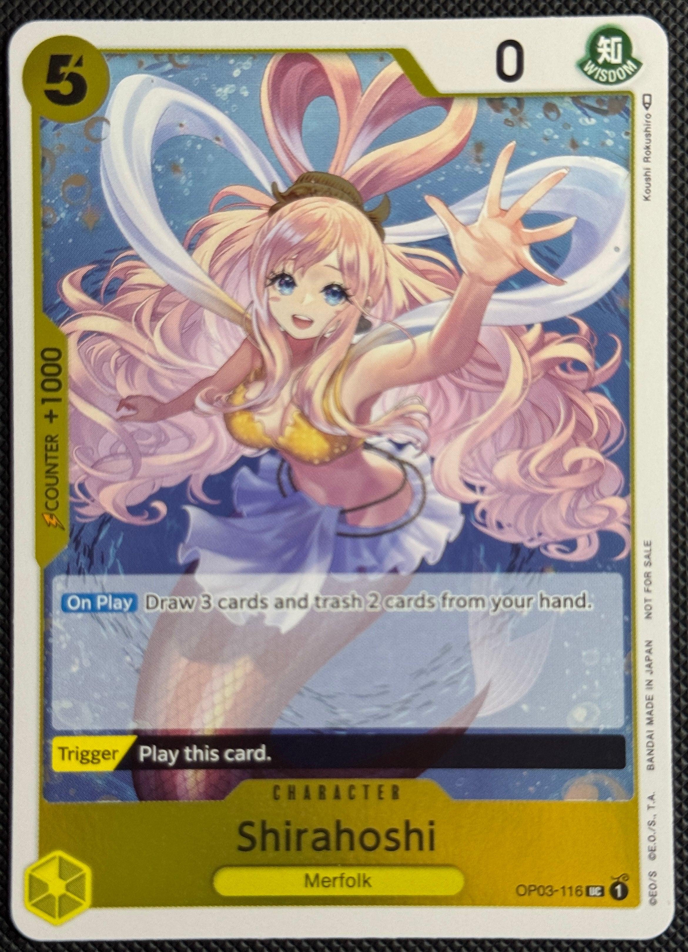Shirahoshi UC OP03-116 Dash Pack Pillars Of Strength One Piece Card – Grand Line Collectibles