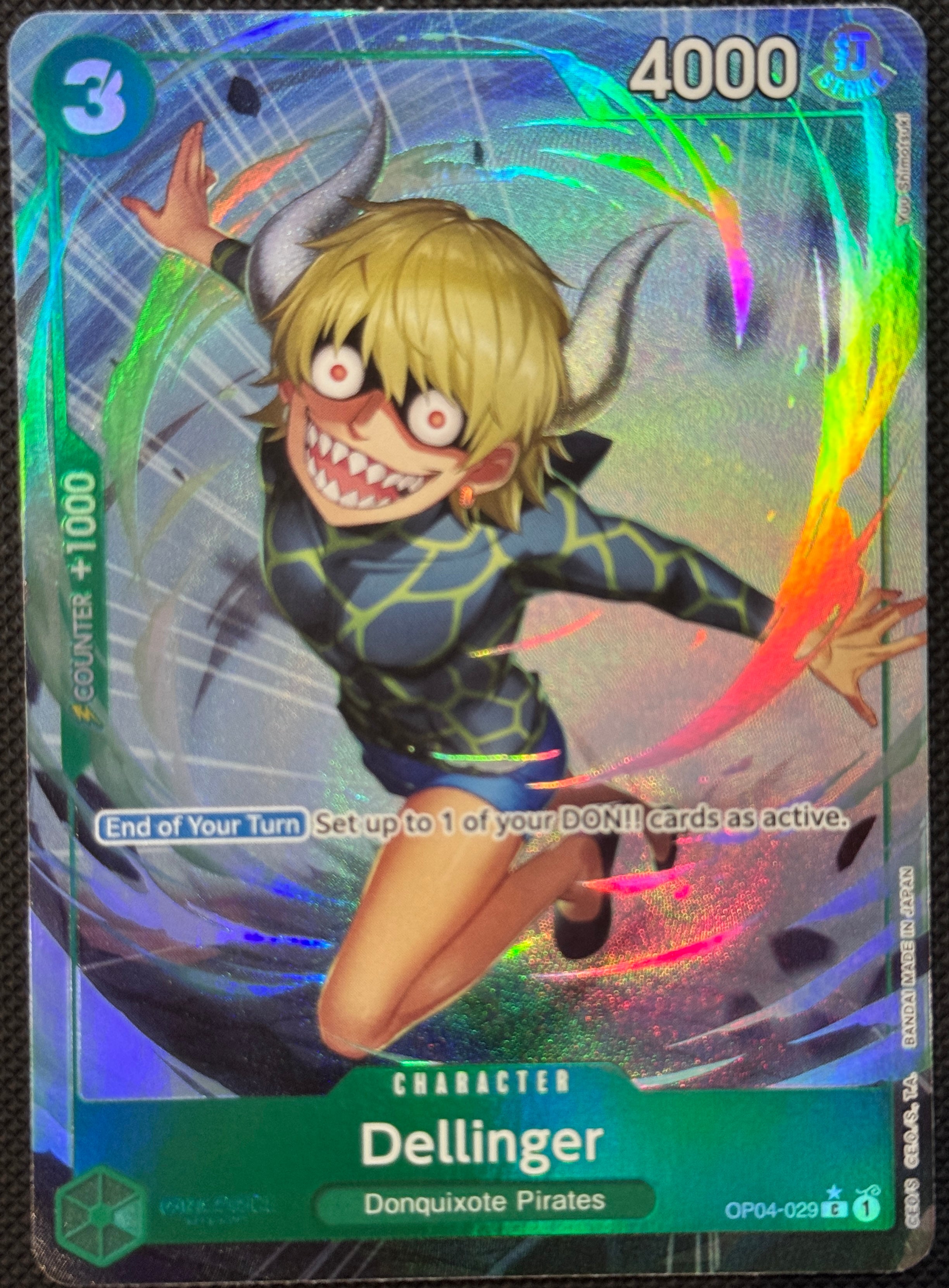 Dellinger OP04-029 Full Art C The Best One Piece Card – Grand Line Collectibles